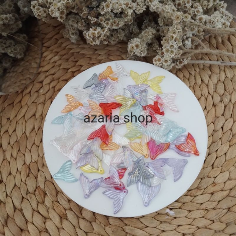 Jual manik ekor duyung mermaid 15gram mix | Shopee Indonesia