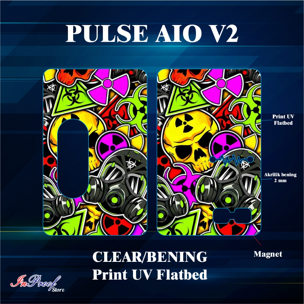 Jual Bacdoor PULSE AIO V2 Print UV Custom | Shopee Indonesia