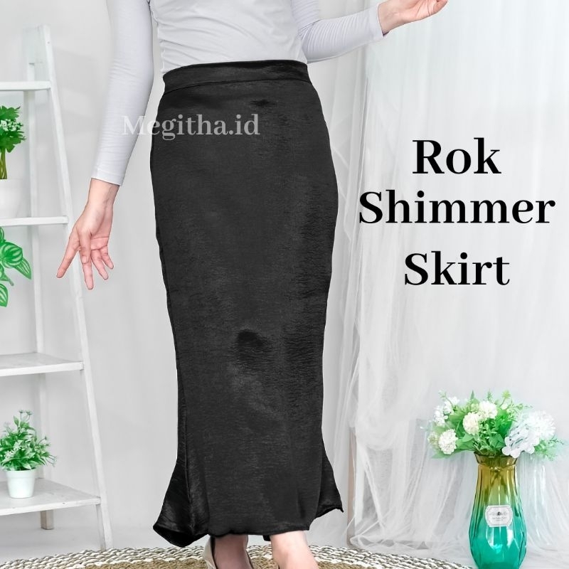 Jual rok shimmer skirt | rok shimmer | rok panjang shimmer | Shopee ...