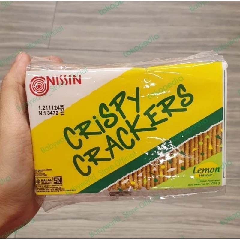 Jual Nissin Crispy Crackers Rasa Lemon 200 gr | Shopee Indonesia