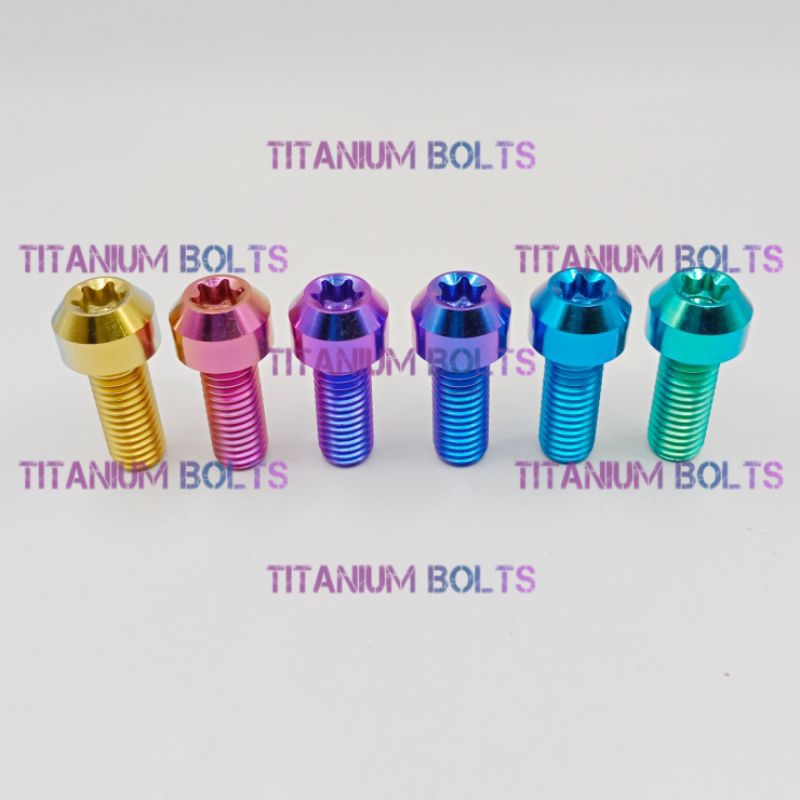Jual Baut Titanium Bolts GR5 Baut M8X15 M8X20 Original | Shopee Indonesia