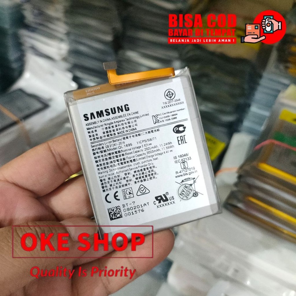Jual Baterai Samsung Galaxy A01 A015 A015f Model QL1695 Batre Batrai Batrei Battery Tanam ...