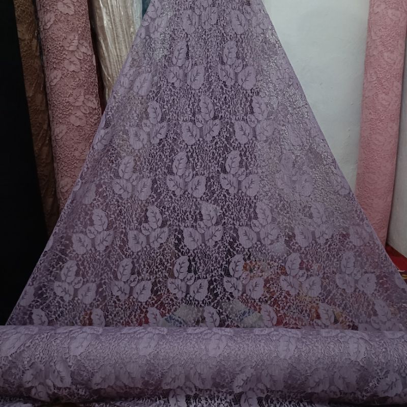 Jual Kain Brokat Lace Corneli/Kain Tile Brukat/Burakt Meteran Premium ...