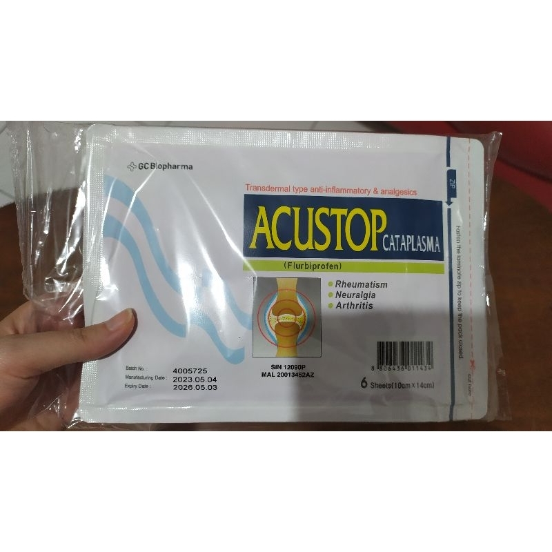 Jual Acustop Cataplasma Koyo Pereda Nyeri is 6 Lembar | Shopee Indonesia