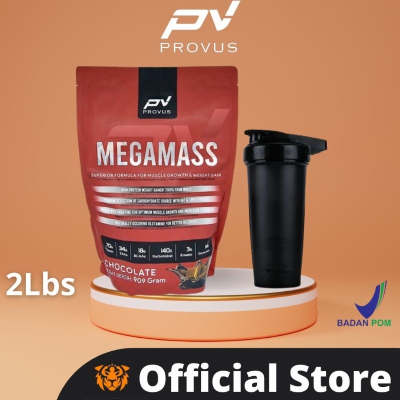 Jual PROVUS Megamass 2lbs Mega Mass gainer | Shopee Indonesia