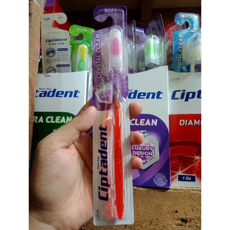 Jual Ciptadent Sikat Gigi Crystal Clean | Shopee Indonesia