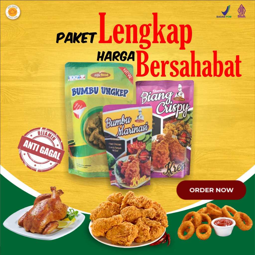 Jual Biang Crispy, Marinasi, Ungkep, Paket Super Mantap | Shopee Indonesia