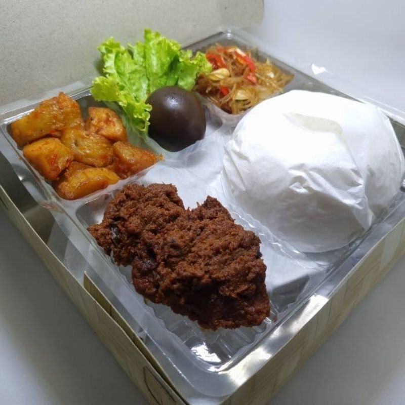 Jual Nasi Box Rendang Daging Termurah | Shopee Indonesia