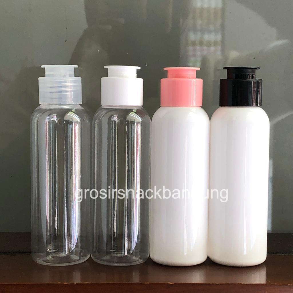 Jual Botol PET 100ml Fliptop / BR 100ml Tutup Fliptop / Botol 100 ml Tutup Fliptop | Shopee ...