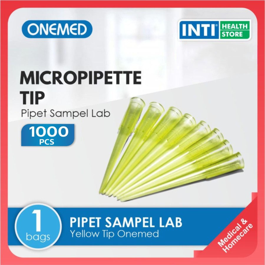 Jual Onemed | Yellow Tip | Yellow Tip Onemed | Pipet Sampel Lab | Pipet ...