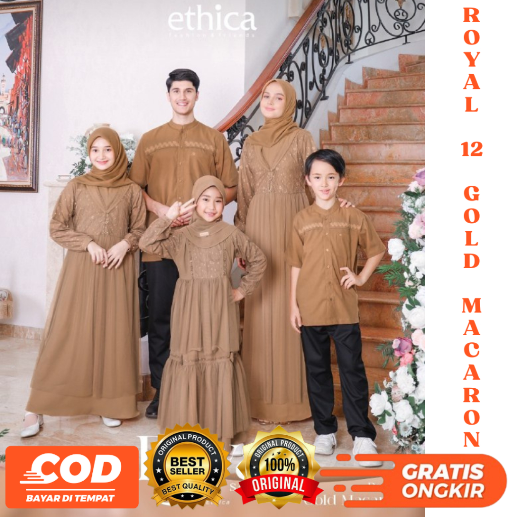 Jual TERBARRU!! SARIMBIT KELUARGA 2024 ROYAL 12 GOLD MACCAROON By ...
