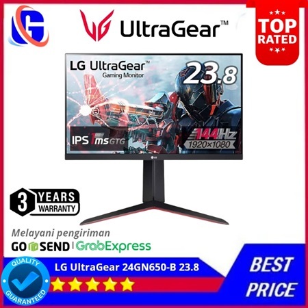Jual LG UltraGear™ 24GN650-B 23.8'' FHD IPS Gaming Monitor AMD FreeSync ...