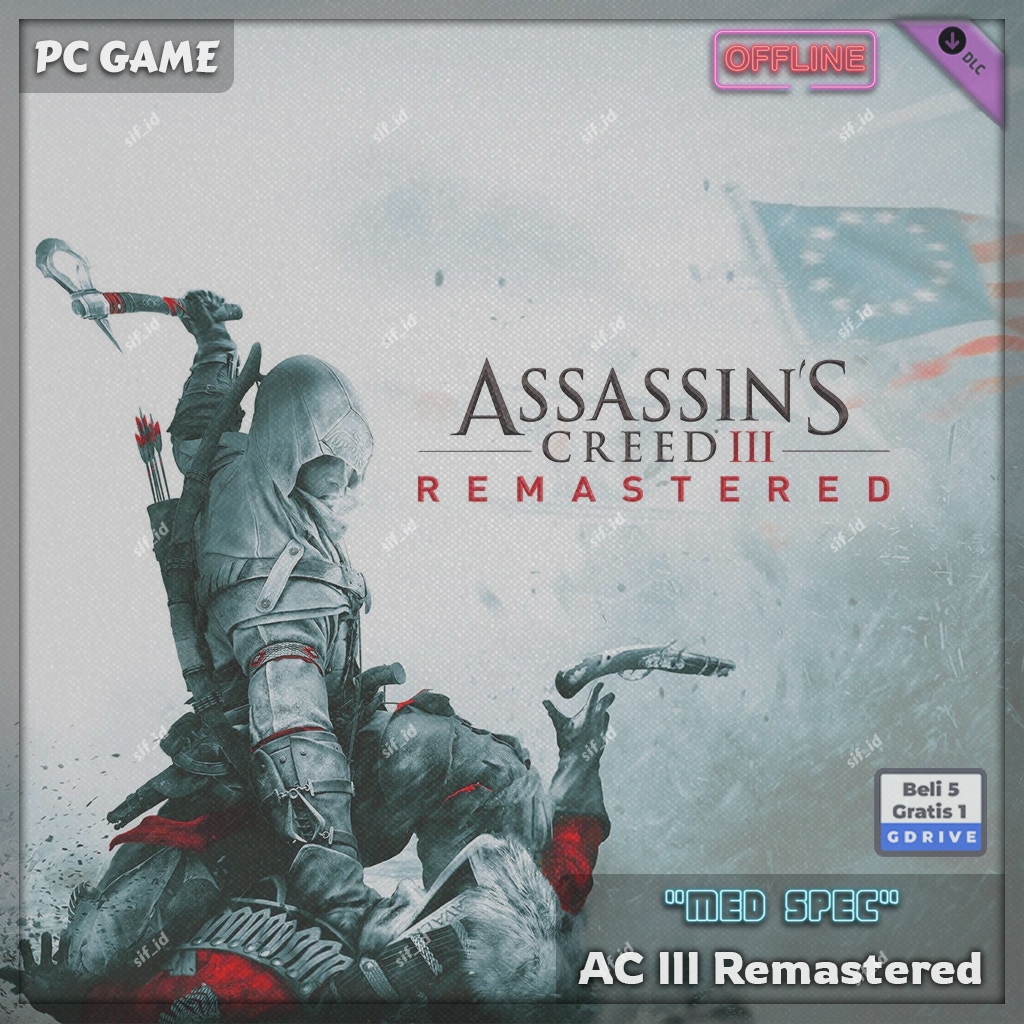 Jual Assassins Creed 3 Remastered - AC 3 - DLC - PC Game | Shopee Indonesia
