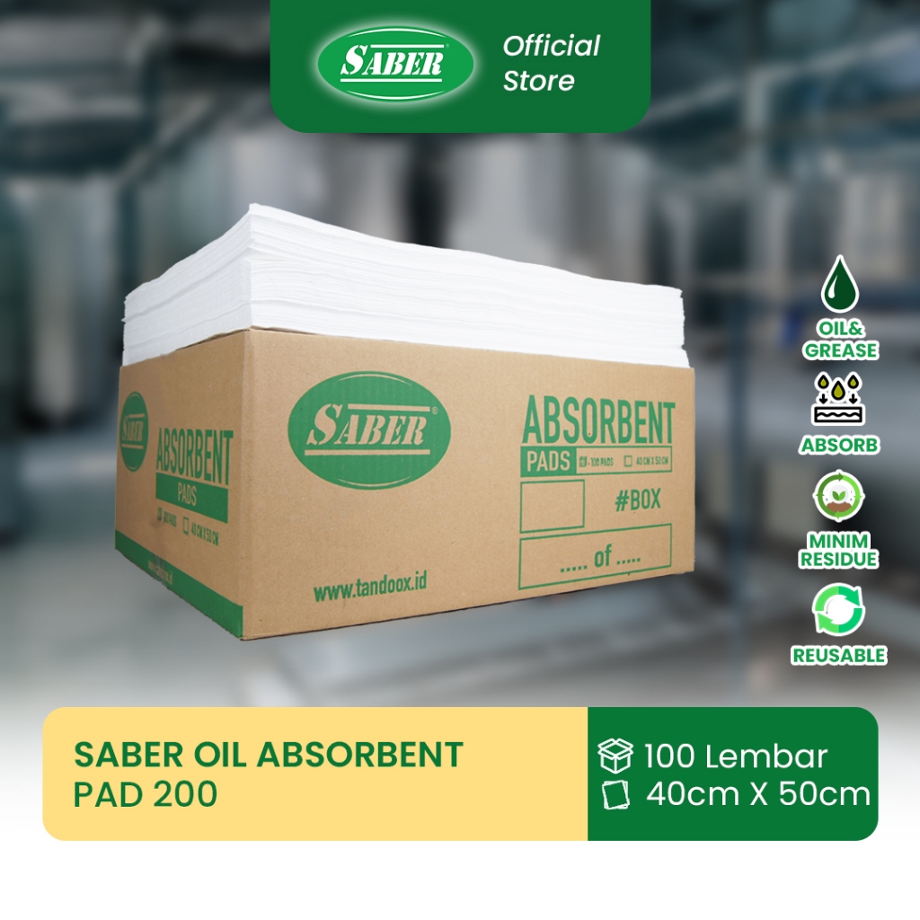 Jual SABER Oil Absorbent Pad 200 | Shopee Indonesia