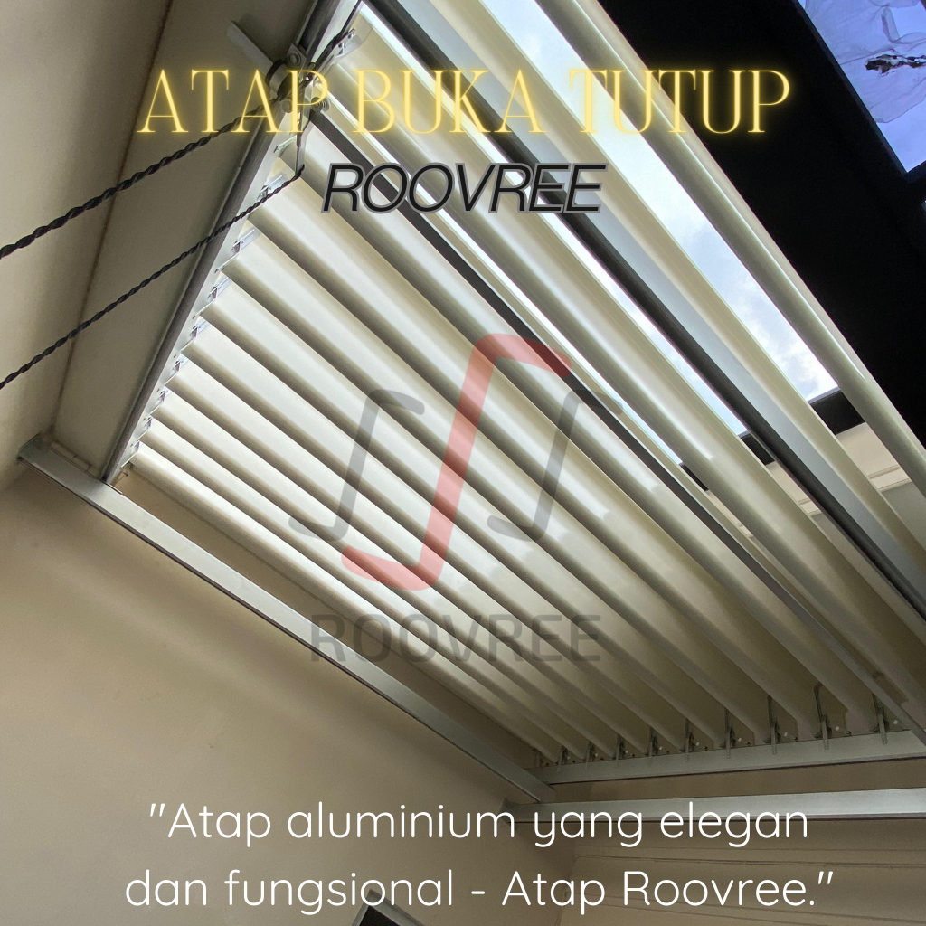 Jual Atap Buka Tutup Alumunium Otomatis Lovera Roovree | Shopee Indonesia