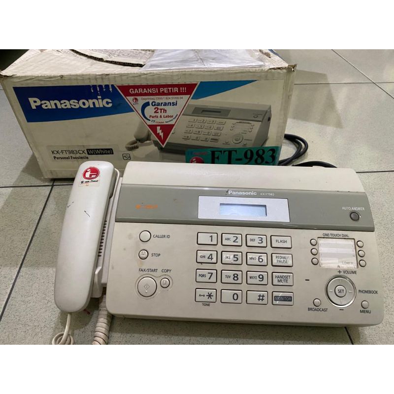 Jual mesin fax panasonic KX-FT983CX second | Shopee Indonesia