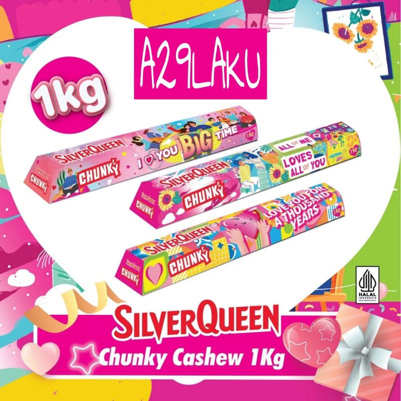Jual SILVERQUEEN 1KG JUMBO | VALENTINE EDITION | LIMITED EDITION ...