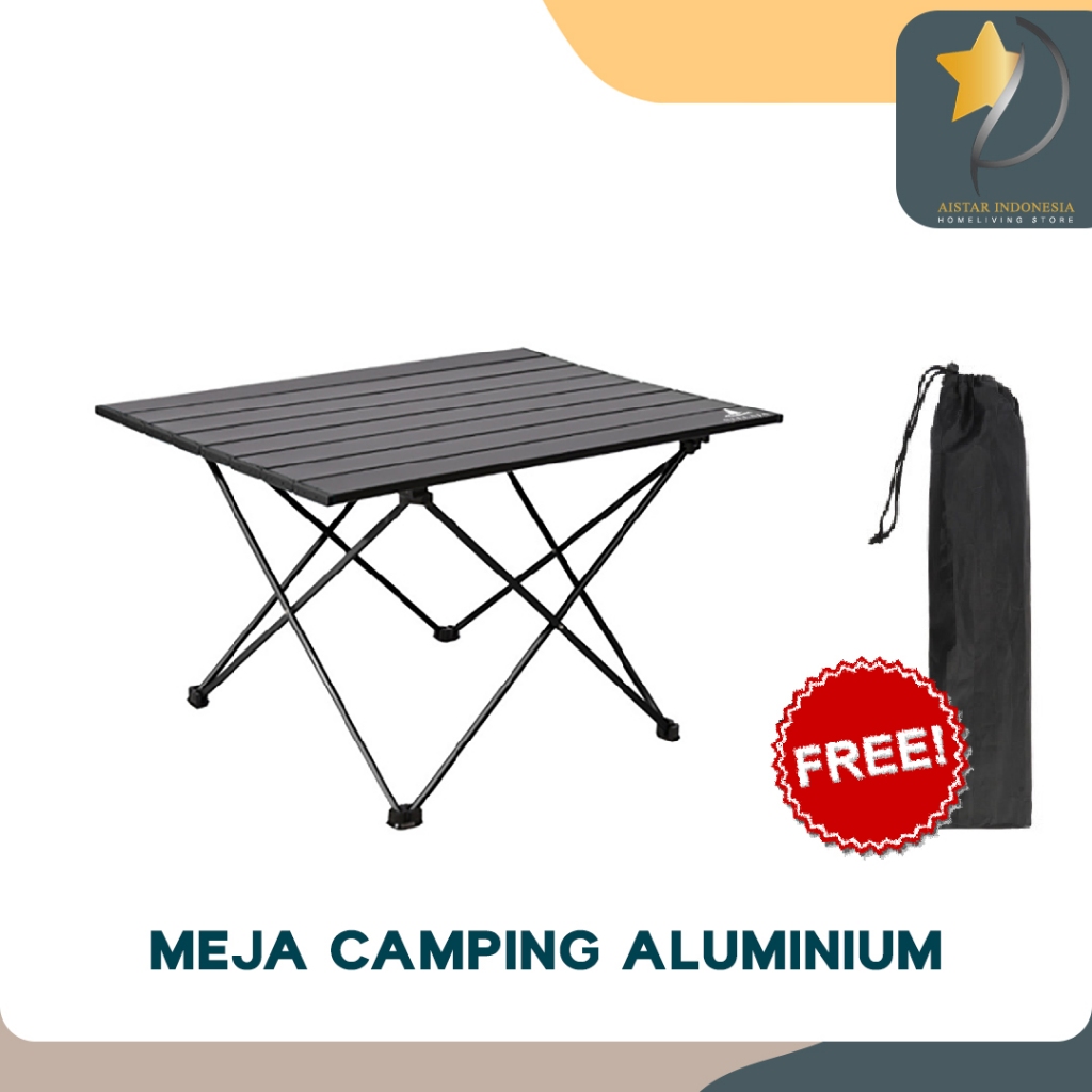 Jual Aistar Indonesia - [COD] Meja Lipat Outdoor Aluminium Meja Camping ...