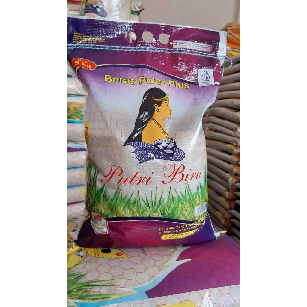 Jual Beras Putri Biru Premium 5 kg | Shopee Indonesia