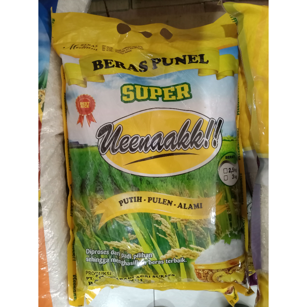Jual BERAS SUPER UENAK 3KG | Shopee Indonesia
