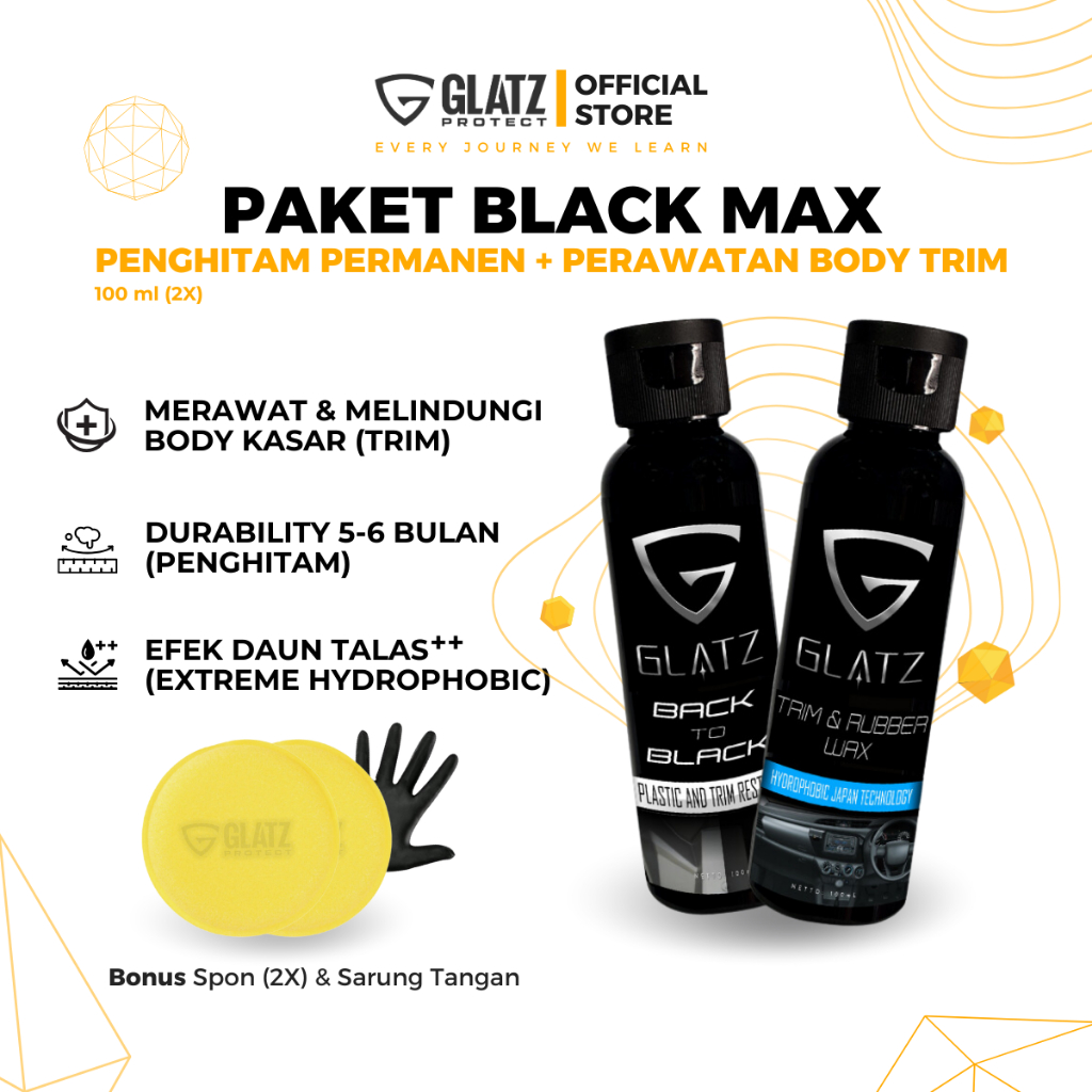 Jual PAKET PENGHITAM BODY MOTOR PERMANEN GLATZ AUTOCARE Perawatan Body ...