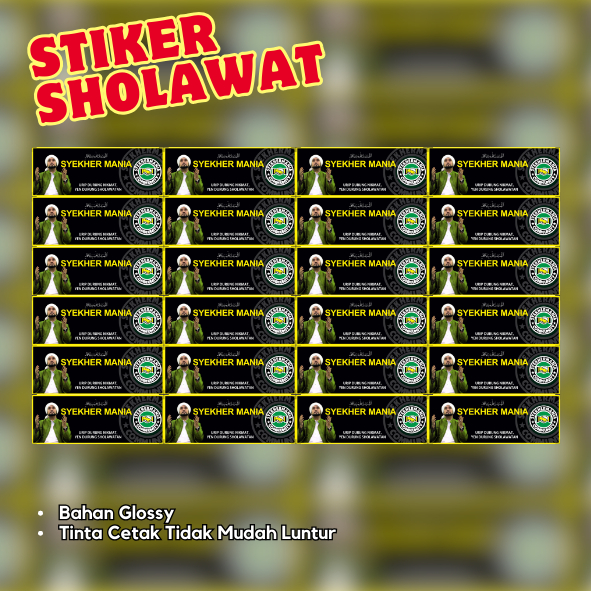 Jual (paket isi 20 pcs stiker) Stiker Syekher Mania New Desain Pecinta ...