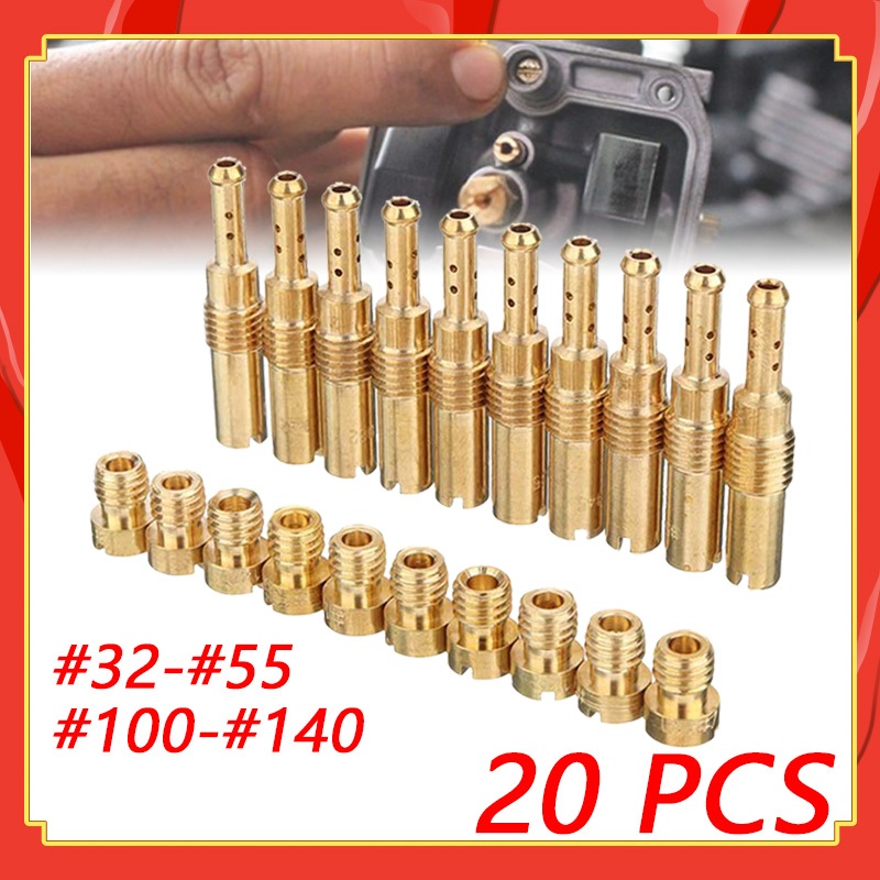 Jual Main Jet Karbu PE D-Set 20pcs Main Jet Pilot Jet Tracker NINJA ...