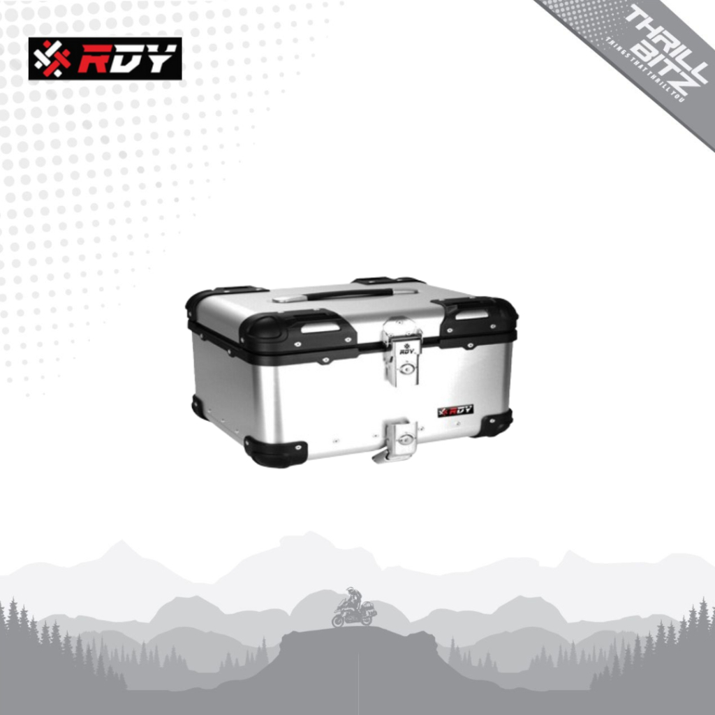 Jual RDY Rear Box Aluminium 22L Ovale Top Case Universal | Shopee Indonesia