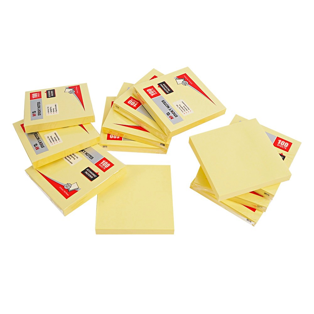 Jual M&G Sticky Notes Economic Yellow 100 Sheet Ukuran 3x3 Inch Kertas ...