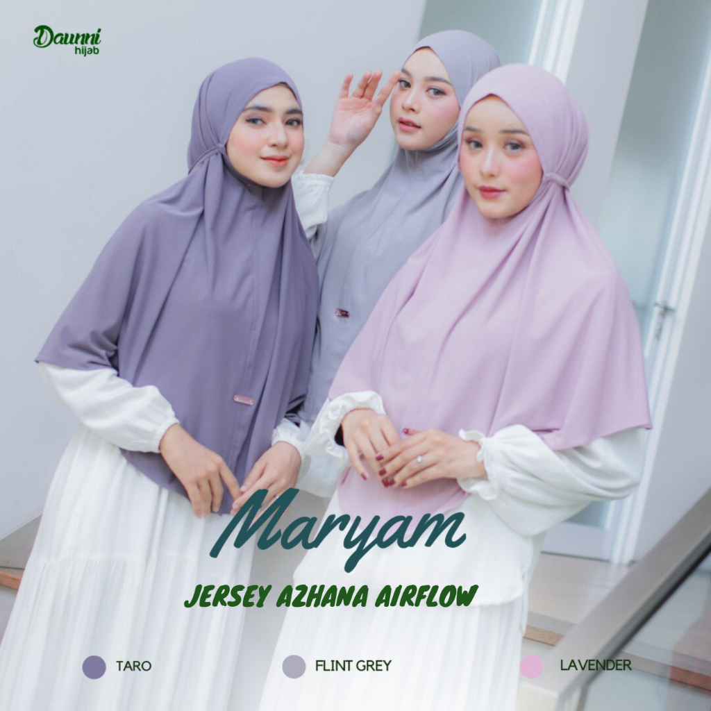 Jual 𝐃𝐀𝐔𝐍𝐍𝐈 - 𝐌𝐀𝐑𝐘𝐀𝐌 | HIJAB INSTAN PREMIUM DAILY NYAMAN BERGO TALI NON PET JERSEY 𝐀𝐈𝐑𝐅𝐋𝐎𝐖 (ADEM ...