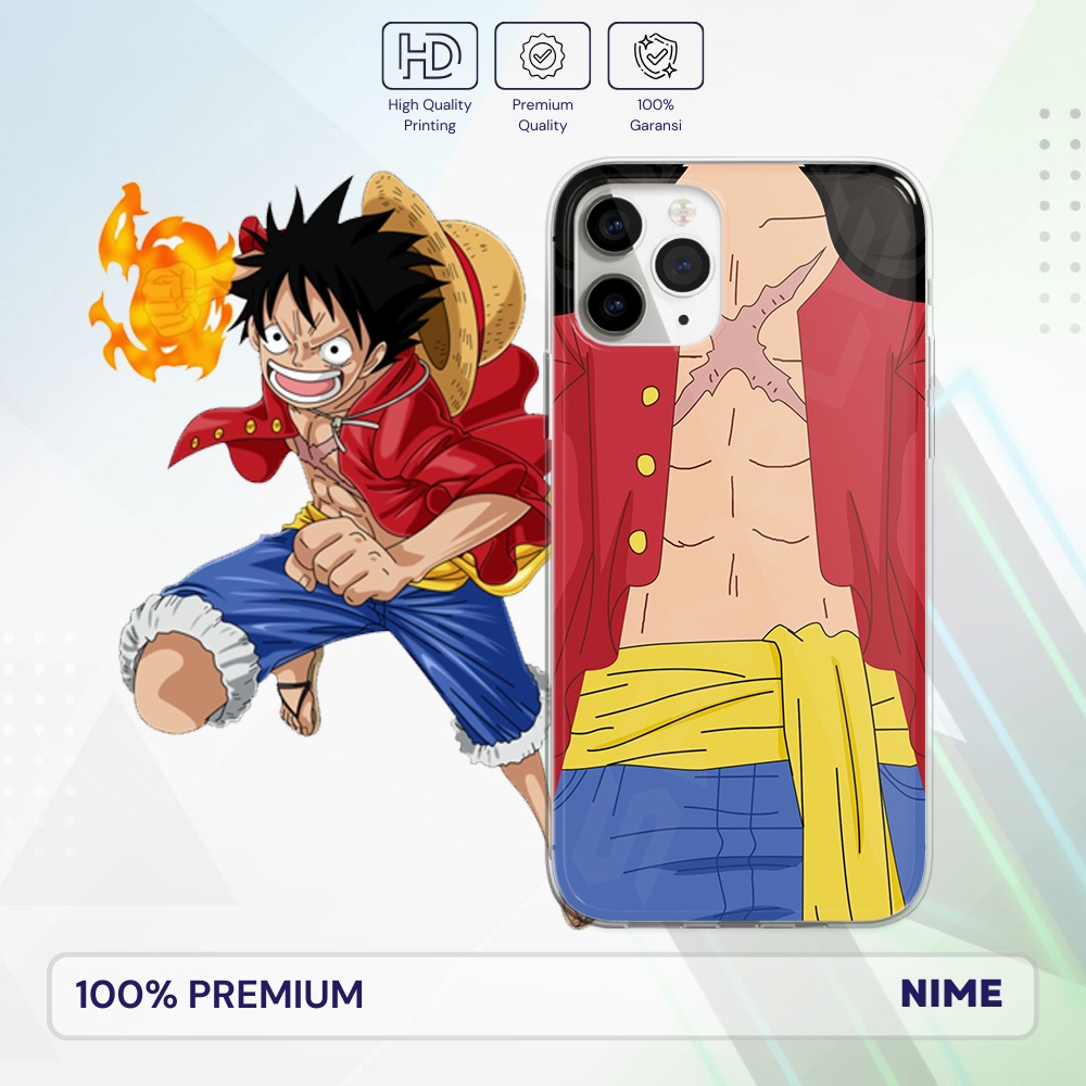 Jual Nime Premium Case Anime One Piece - Monkey D Luffy Suit | Shopee ...