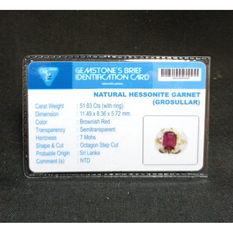 Jual BATU PERMATA HESSONITE GARNET HIGH QUALITY ORIGINAL SRILANKA ...