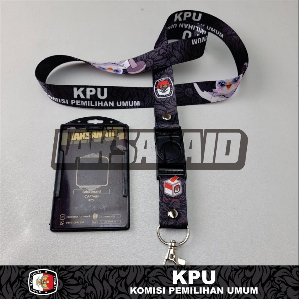 Jual LANYARD TALI ID CARD PPS PPK KPPS PLUS HOLDER | Shopee Indonesia
