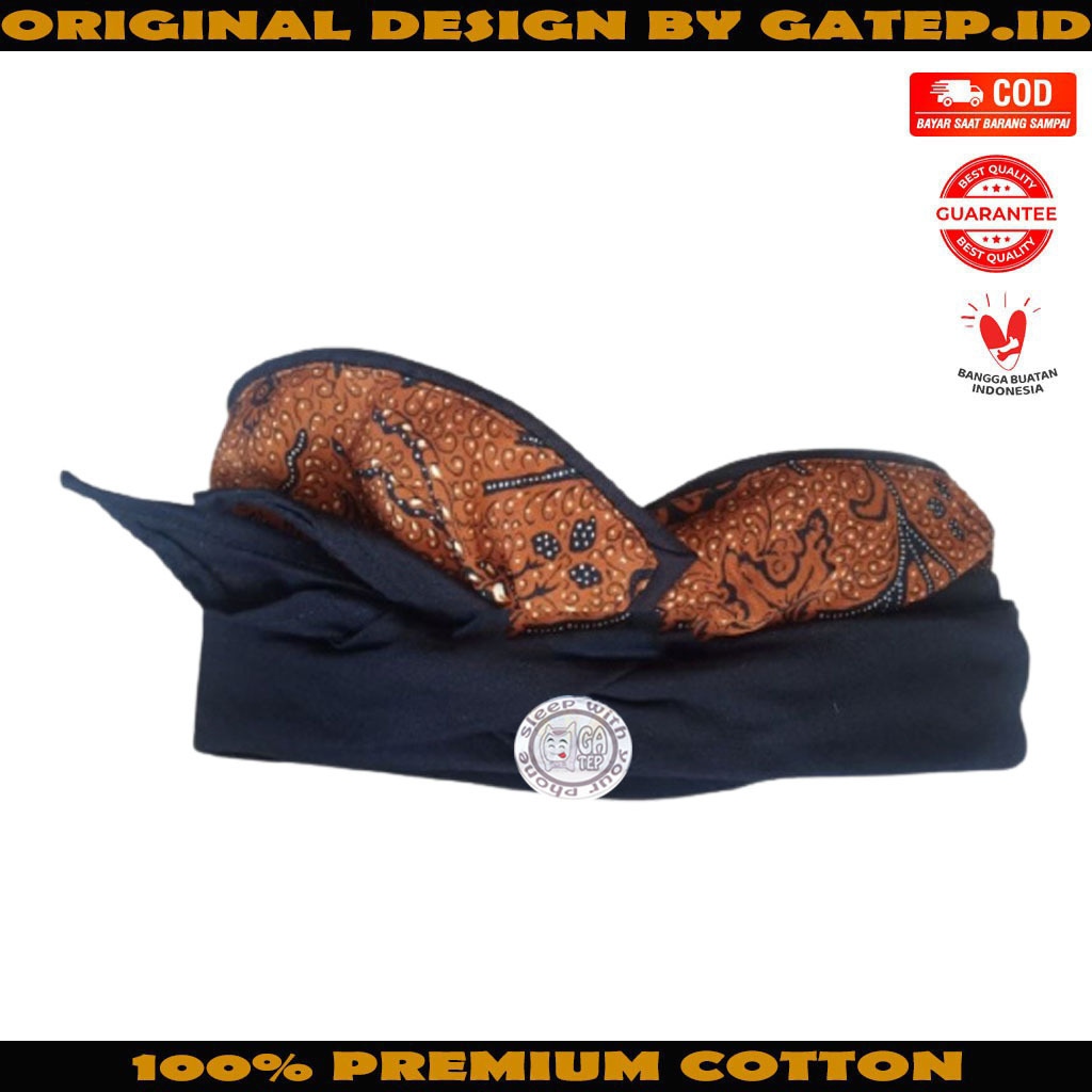Jual Udeng Bali Hitam Polos Tepi Batik Janggar Nayah Sibakan / Ikat ...