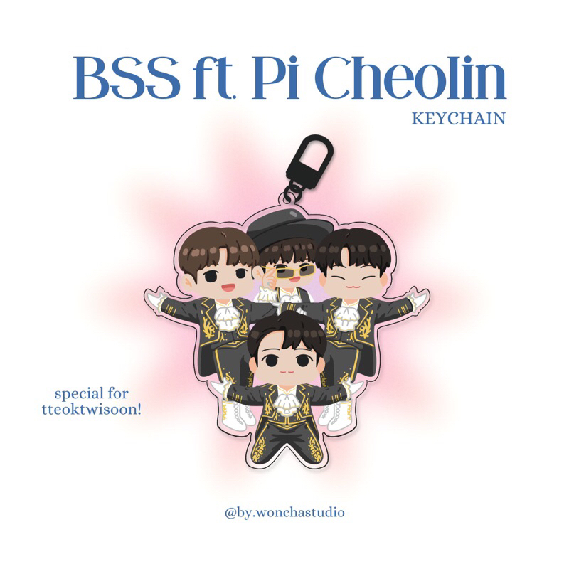 Jual BSS FT. PI CHEOLIN KEYCHAIN | Shopee Indonesia