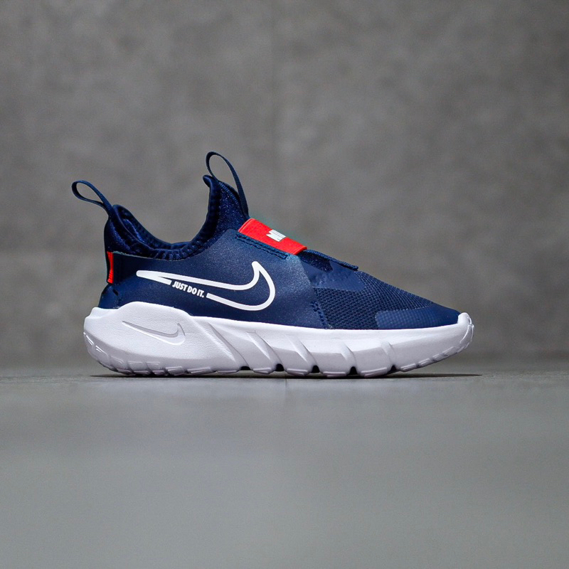 Jual sepatu sneakers anak nike flex runner 2 kids navy original ...