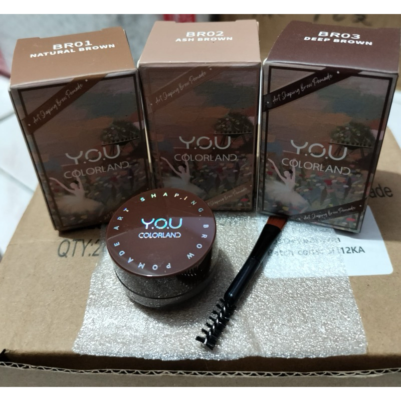 Jual YOU Colorland Art Shaping Brow Pomade | Eyebrow Pomade | Pensil ...