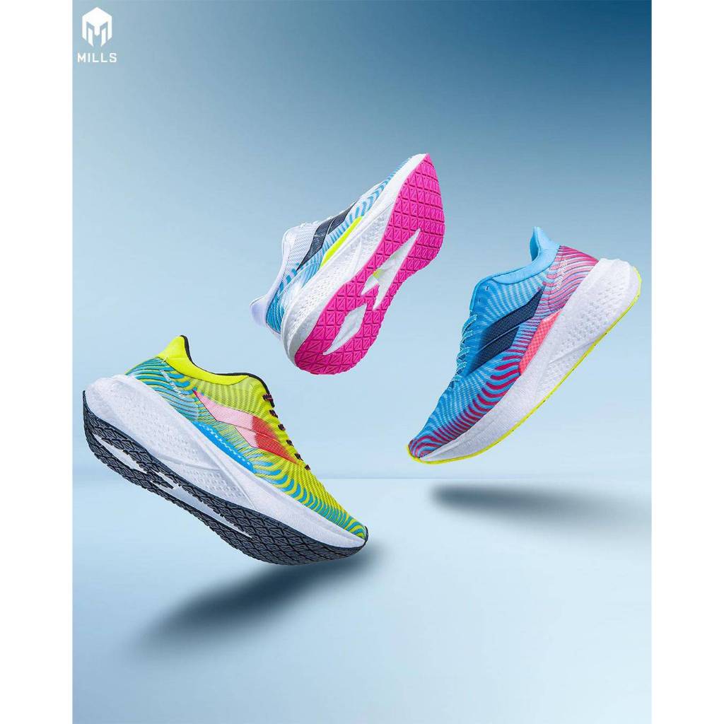 Jual mills enermax dynaplate white blue/blue red/green blue sneakers ...