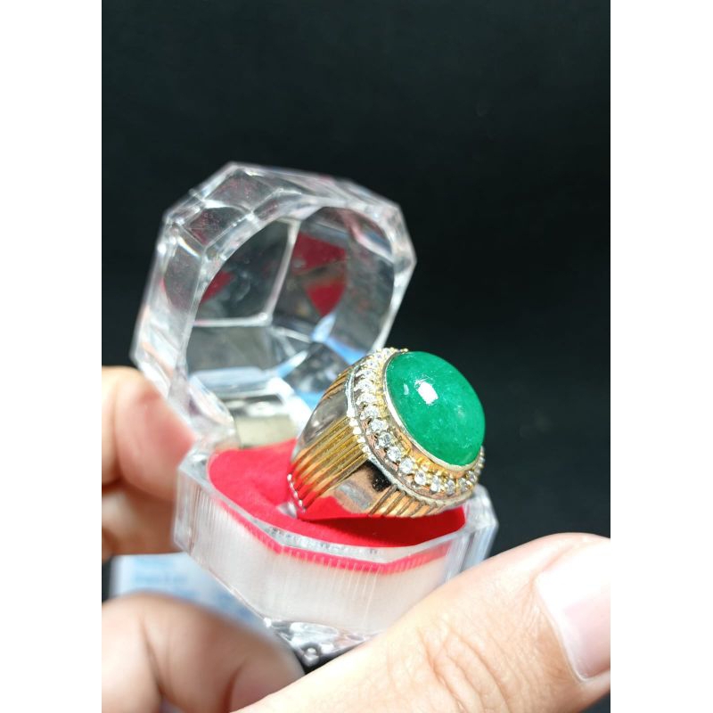 Jual BATU ZAMBRUD COLOMBIA EMERALD BERYL SIAP PAKAI ASLI NATURAL DENGAN ...
