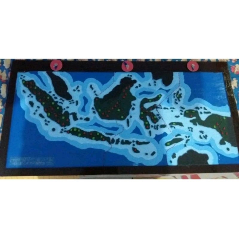 Jual [PRE-ORDER] PETA INDONESIA TIMBUL | PETA ALAT BANTU TUNANETRA ...