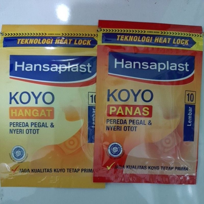 Jual Hansaplast Koyo Panas Resealable 10's - Pereda Nyeri Pegal & Linu / hansaplast koyo isi 10 ...