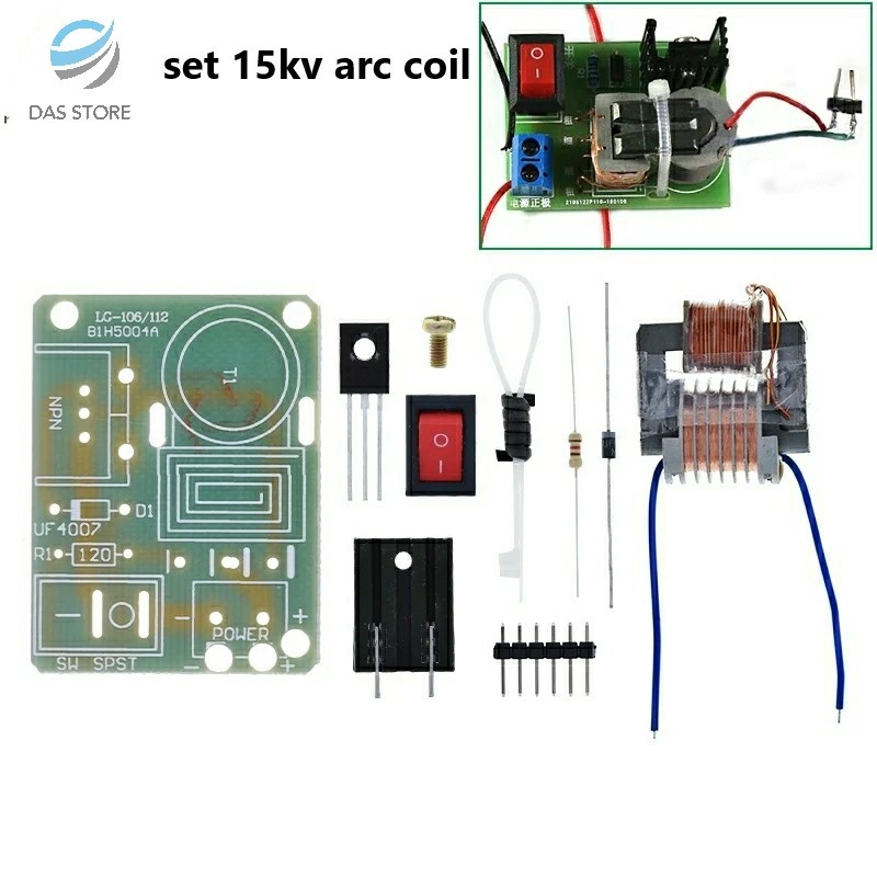 Jual Module 15KV High Voltage DC 3.7V-4.2V Generator Arc Inverter ...
