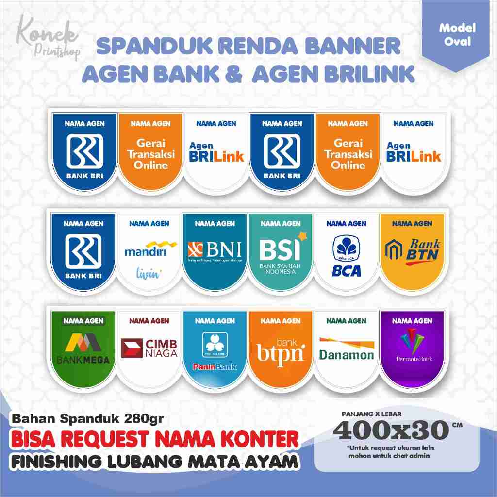 Jual Banner Spanduk Renda Agen Brilink Banner Spanduk Renda Bank Banner Spanduk Konter Bisa ...