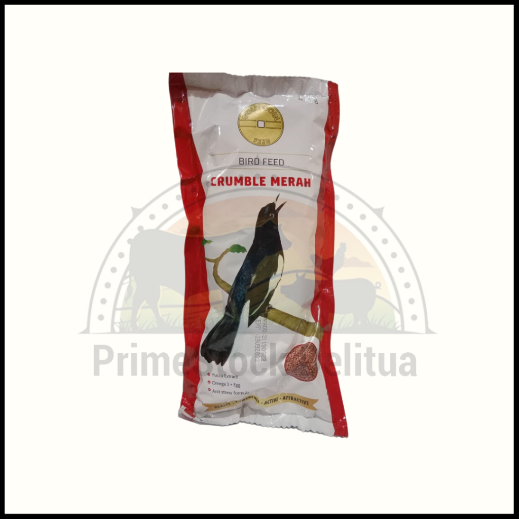 Jual Gold Coin Feed Crumble Merah 450gr - Pakan Burung Anti-Stress ...