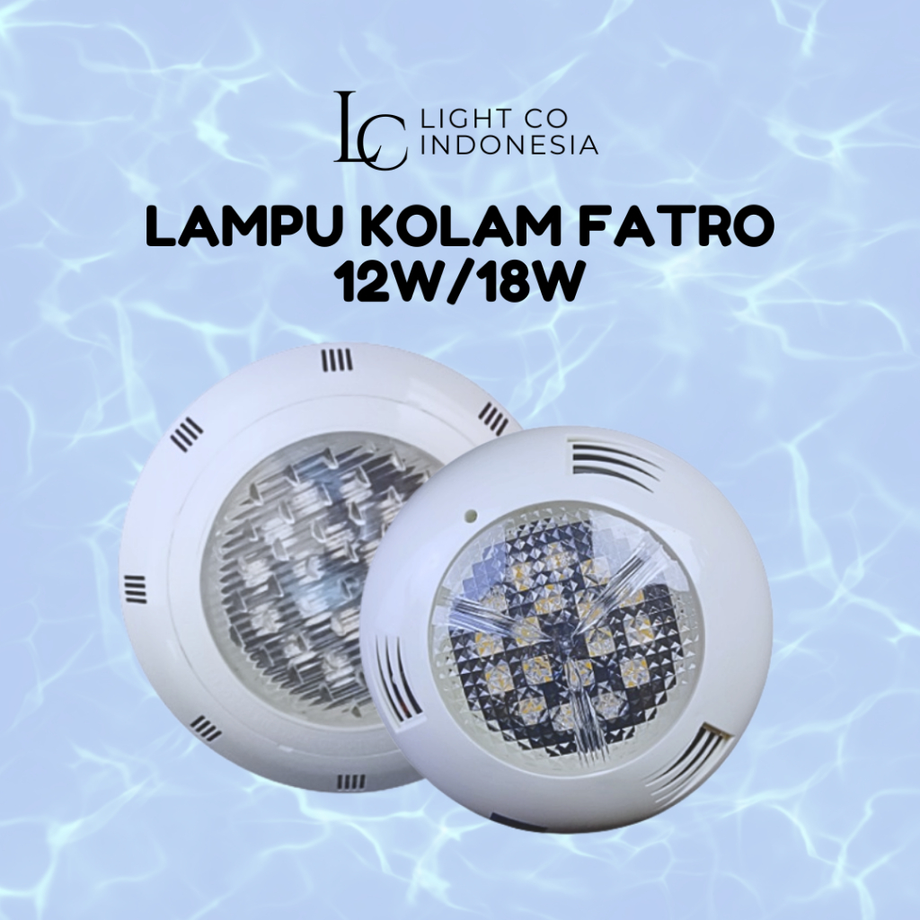 Jual [ LIGHTCO INDONESIA ] Lampu kolam Renang Fatro/ pool light Led 12v ...