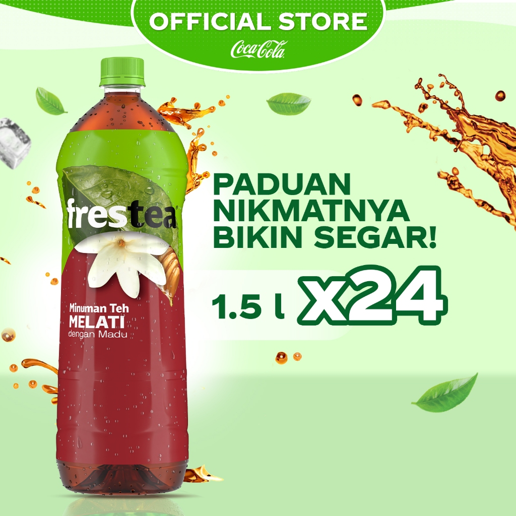 Jual Frestea Rasa Jasmine Minuman Teh - Botol 1.5L x 24pcs | Shopee ...