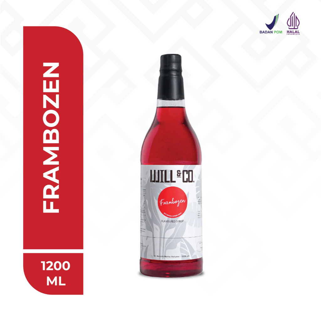 Jual Will&Co Sirup Frambozen 1.2 Liter - rasa buah arben raspberry ...