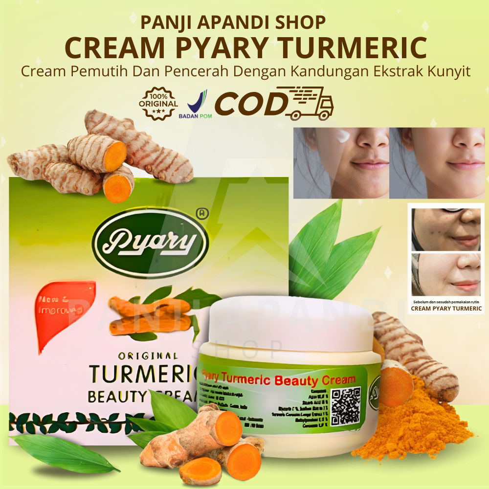 Jual Pyary Turmeric Beauty Cream 80g Original BPOM - Krim Pemutih Wajah ...