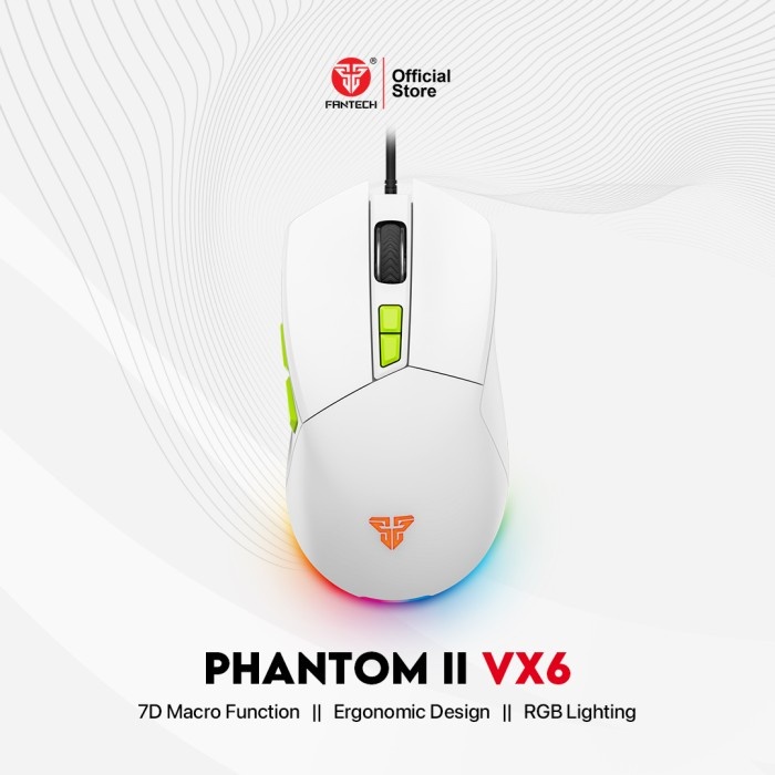Jual FANTECH Venom II VX8 Mouse Gaming Macro RGB 8000 DPI AGP | Shopee ...