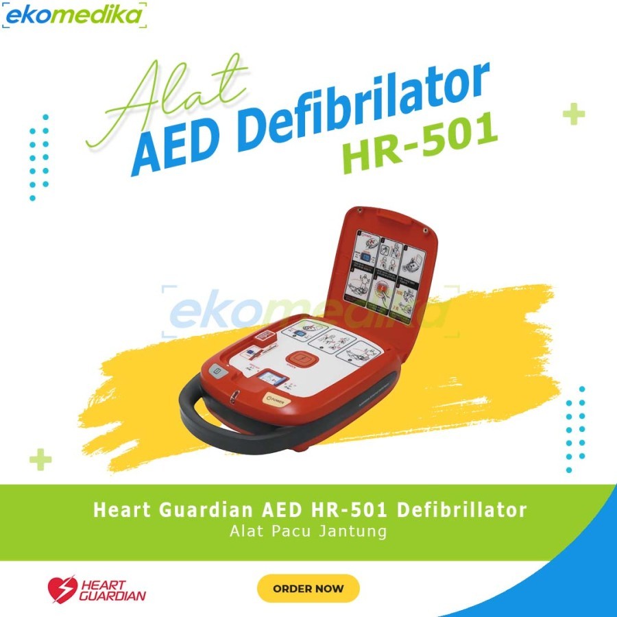 Jual AED Defibrillator Heart Guardian HR-501 / Alat Kejut Jantung | Shopee Indonesia